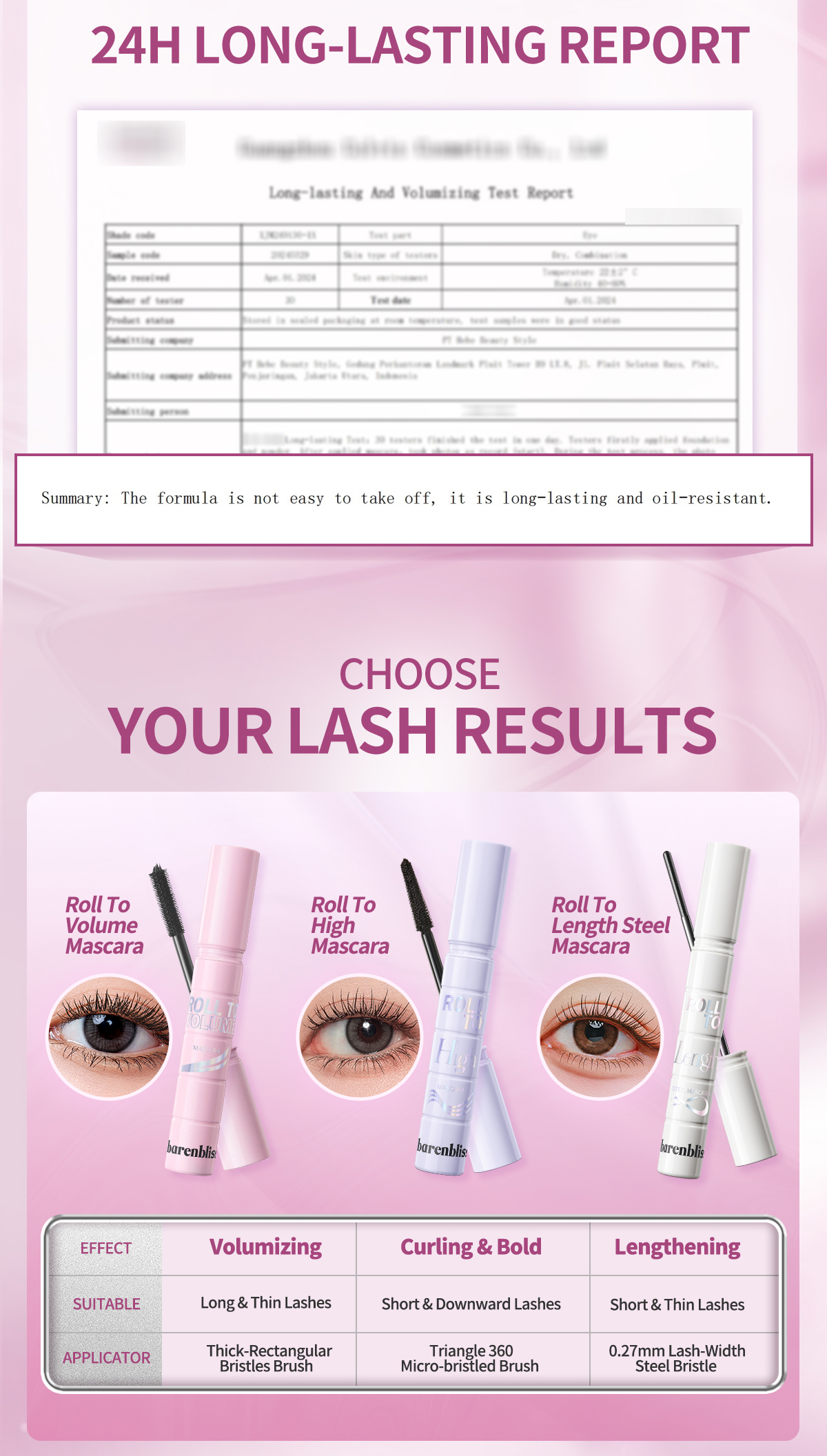 barenbliss BNB Roll to Length Steel Mascara | Longwearing Mascara ...