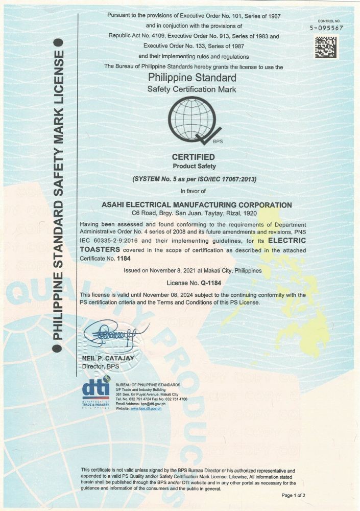 AsahiI by Winland Pop Up Bread Toaster | Toaster Maker with 4 bread ...