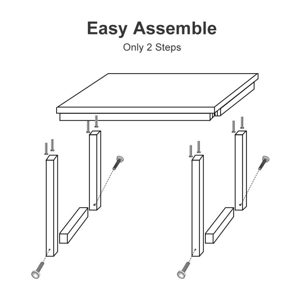 Computer Table Study Table Home Dining Steel Frame Gaming Desk Table