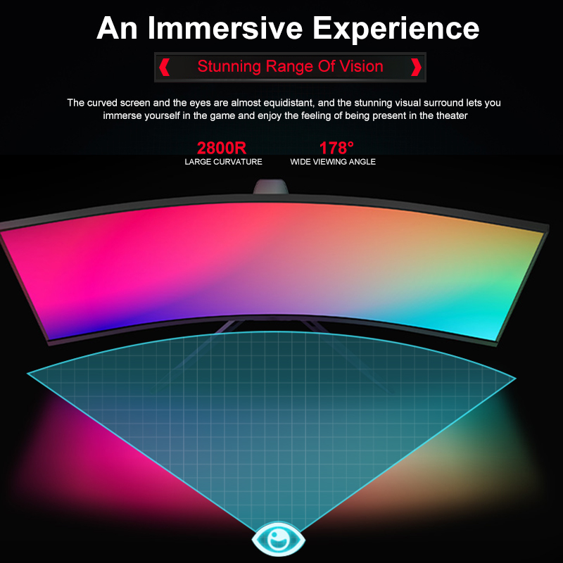 Expose Gaming Monitor 24 / 27 inch 100HZ / 165HZ FHD 1080P IPS 1MS ...