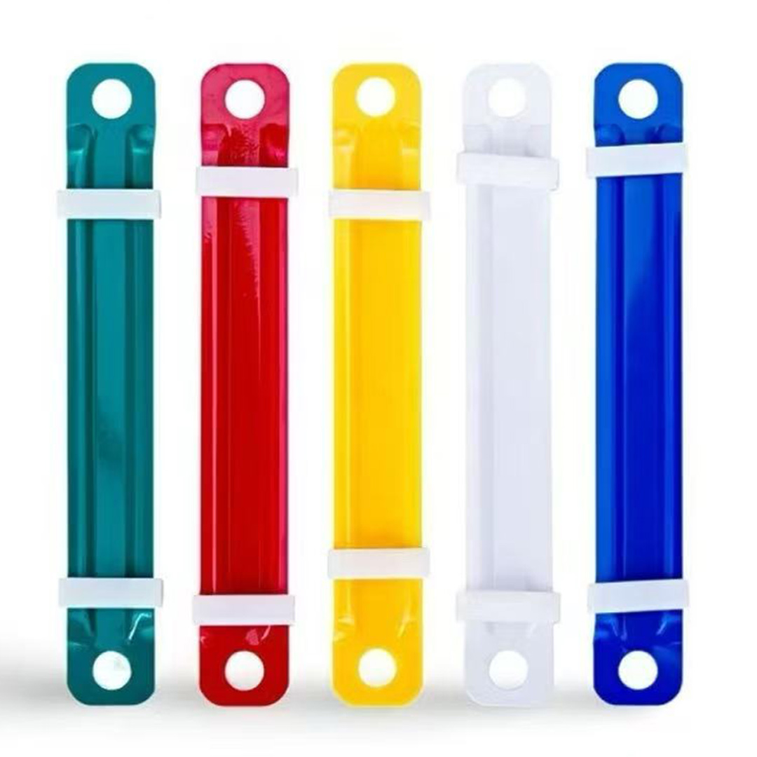 50pcs/box 7cm Paper Fastener pagination clamp long Plastic Office ...