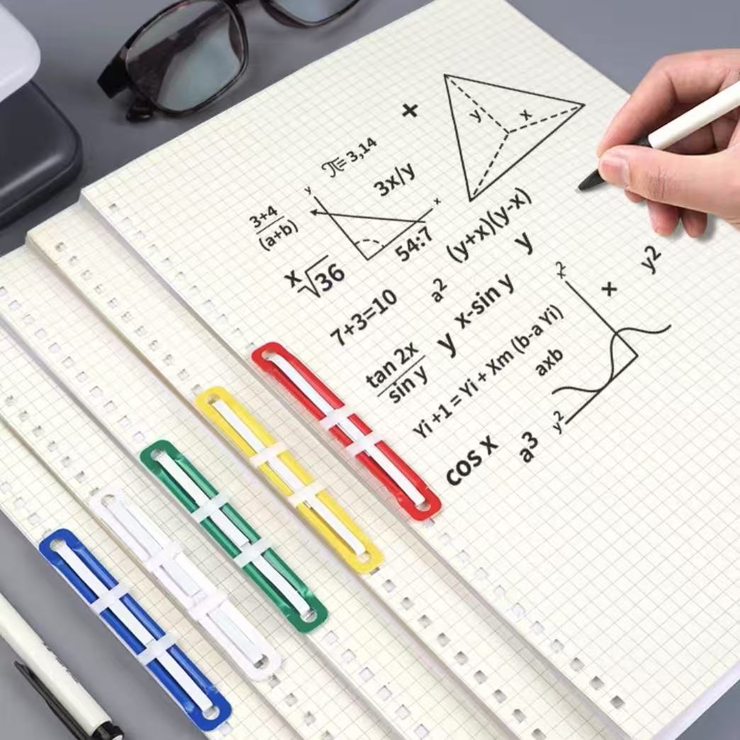 Paper Fastener 50pcs/box 7cm pagination clamp long Plastic Office ...