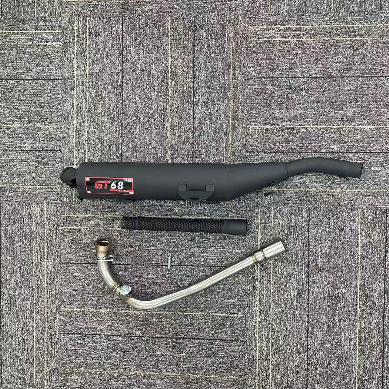 GT68 Muffler Exhaust Pipe With Elbow Yamaha Sniper150 Sniper155vva 32MM ...