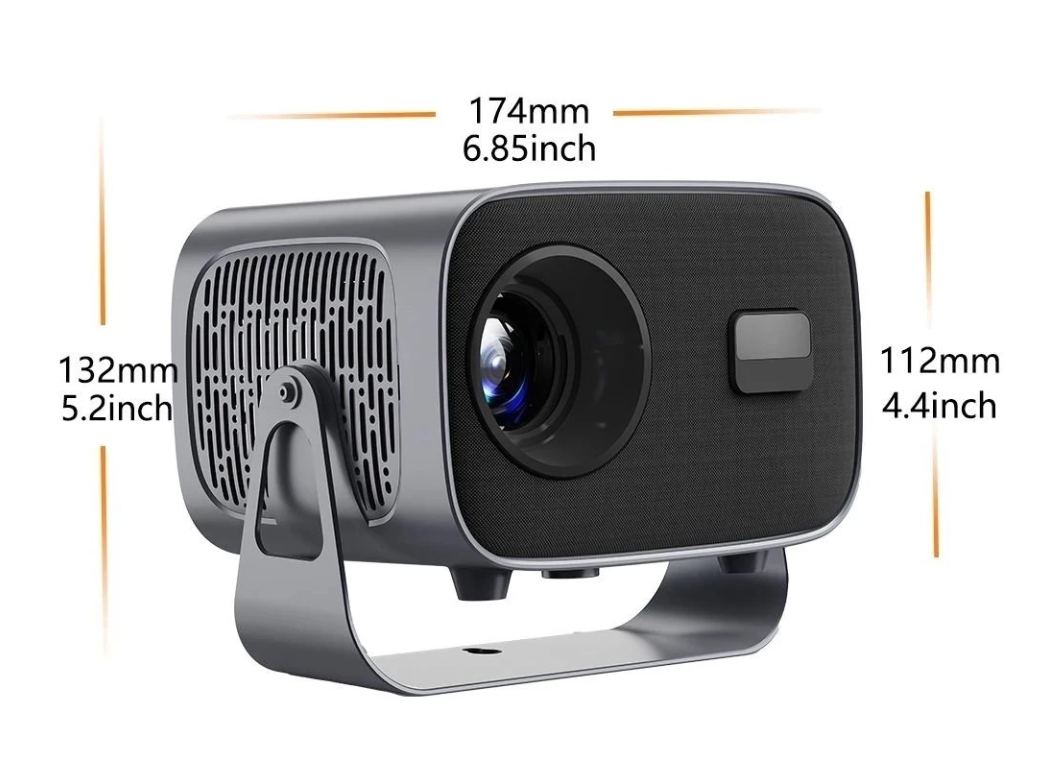 2025 A10 PRO Android 11 Smart LED Projector with 5G Dual WIFi Auto ...