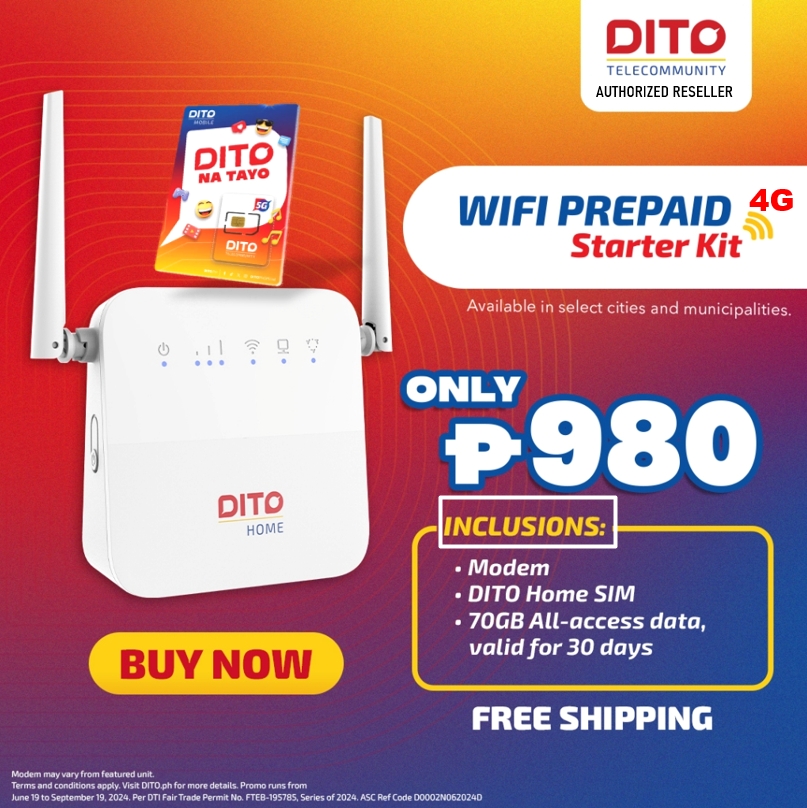 DITO Home WiFi Lite With 70GB Data for 30 Days | Shopee Philippines