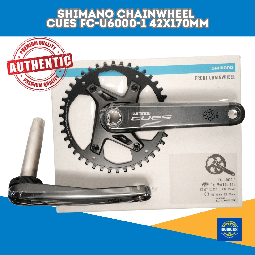 Shimano CUES FC-U4000/U6000 9/10/11-speed Crank 32T 40T 42T 1x Crankset Hollowtech | Shopee ...