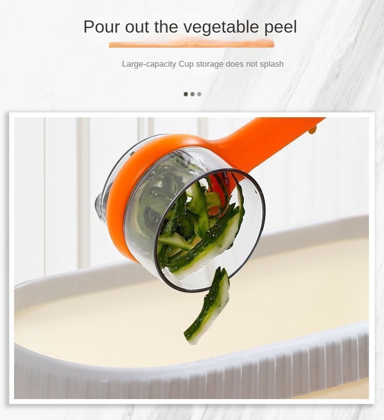 Creative storage peeler with storage box knife for peeling fruits ...