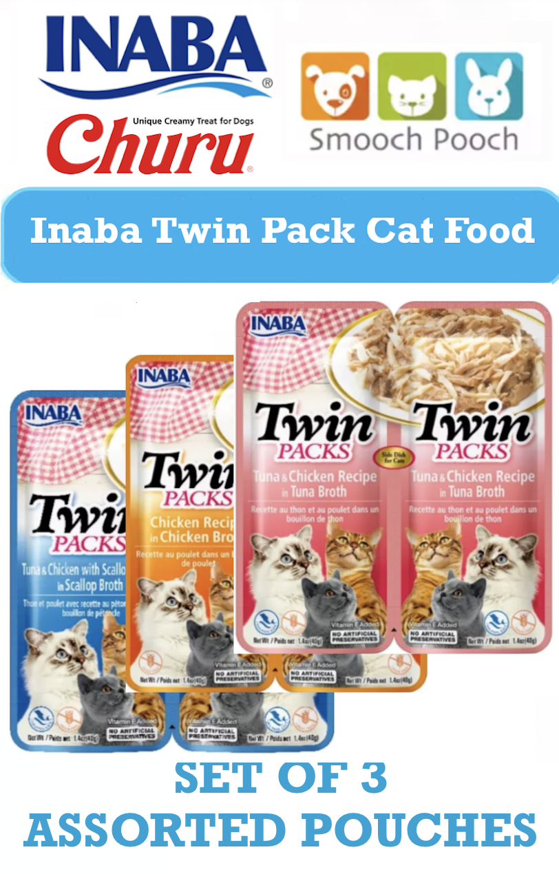Inaba Twin Packs Chicken Recipe Grain Free Cat Wet Food 40g x 2 (SET OF ...