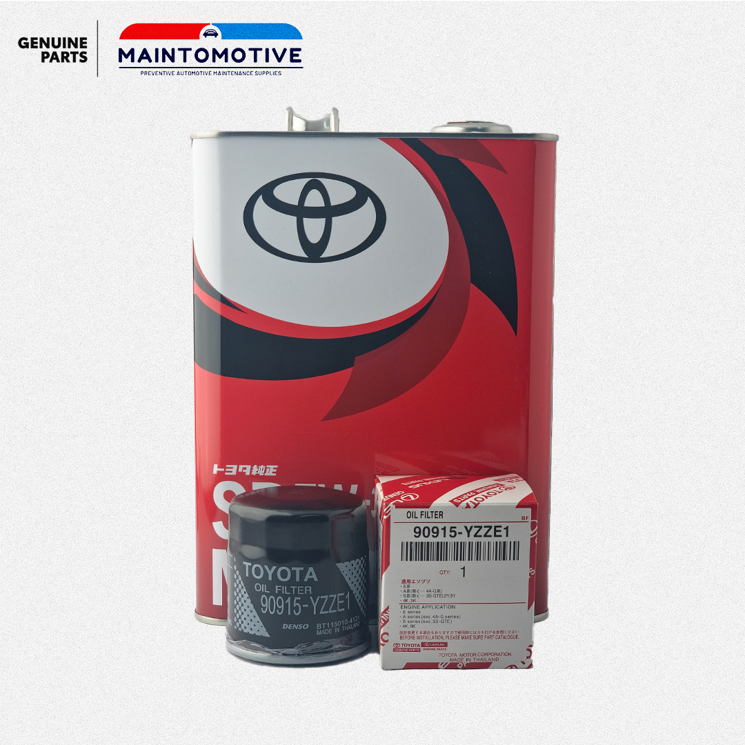 Toyota 4L Change Oil Package (Gas Specific) SP 5W-30 Fully Synthetic ...