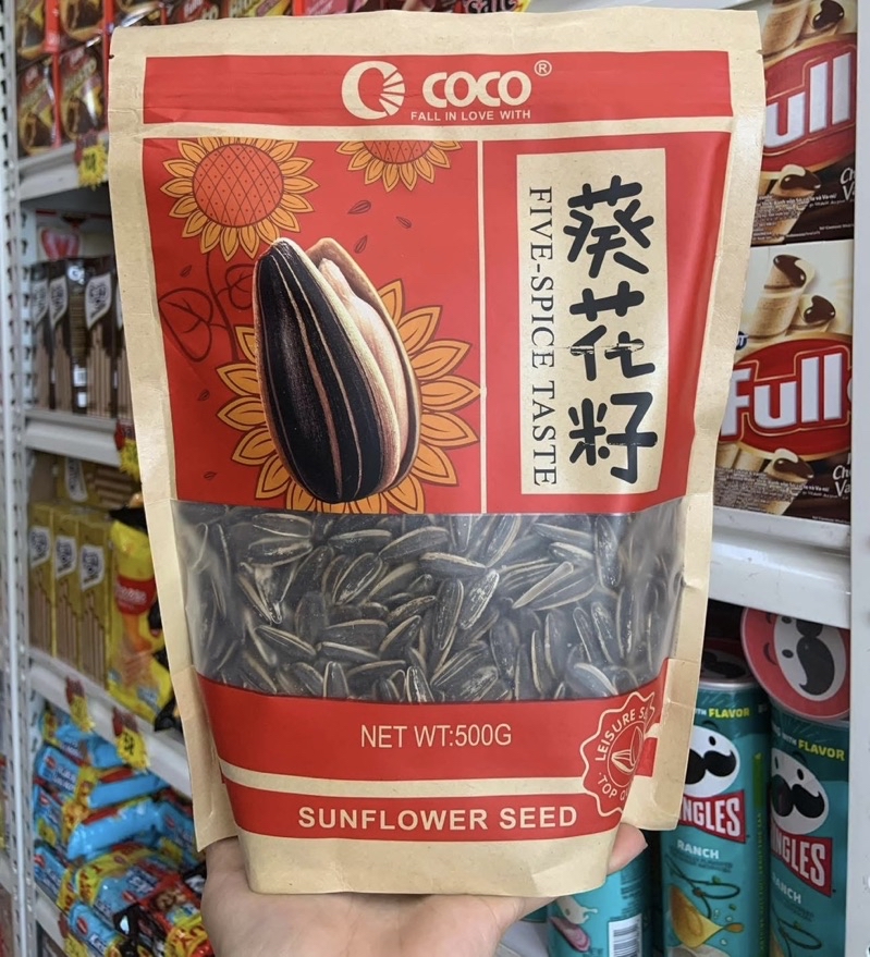 COCO FIVE-SPICE SUNFLOWER SEEDS (500g) NUTRITION SNACKS | Shopee ...