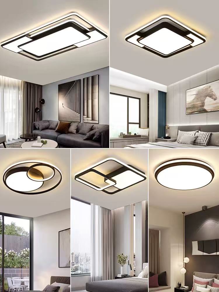 3 Color LED Ceiling Light Ceiling Lamp Chandelier for Bedroom Living ...