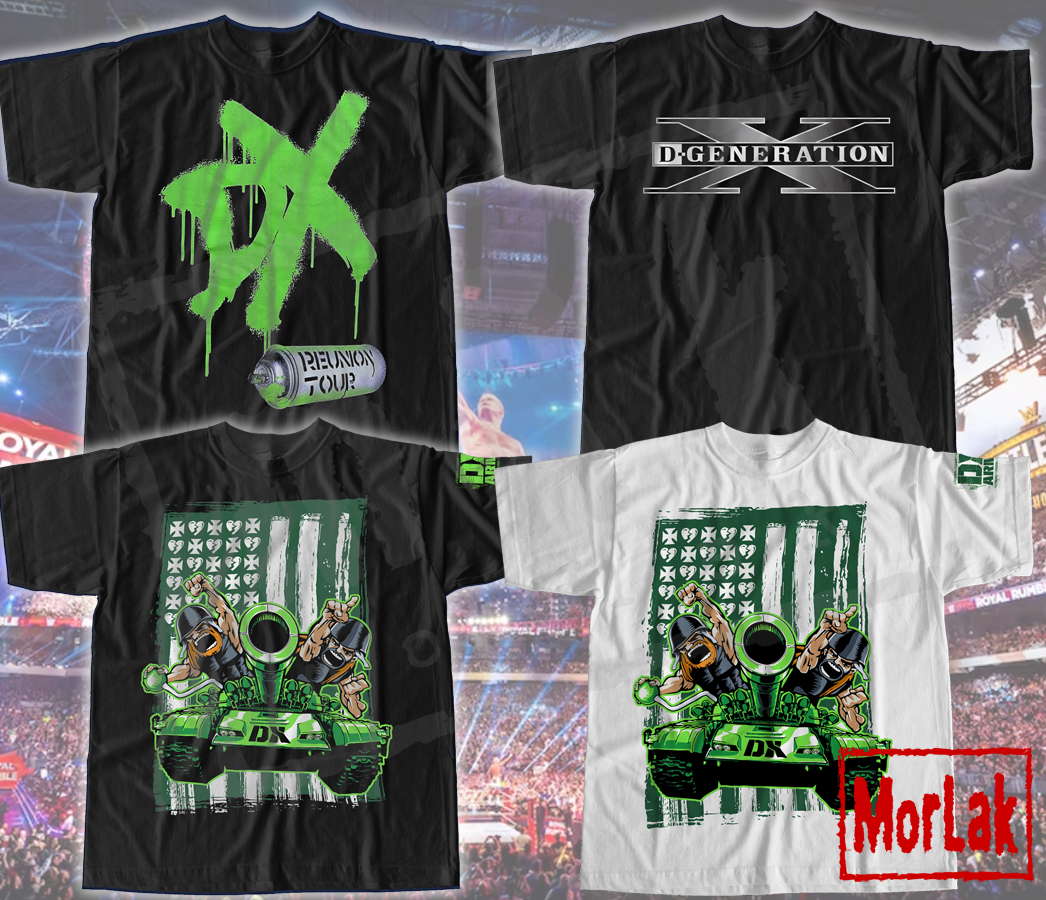 WWE Team DX D`Generation X Collection Graphic Unisex Shirt | Shopee ...
