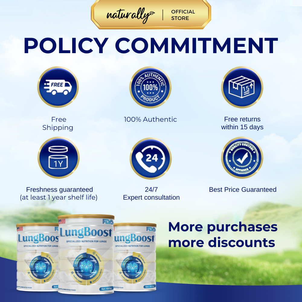 [BUY 3 GET 2 FREE ] LungBoost Milk Strengthens Lungs, Detox Airway and ...