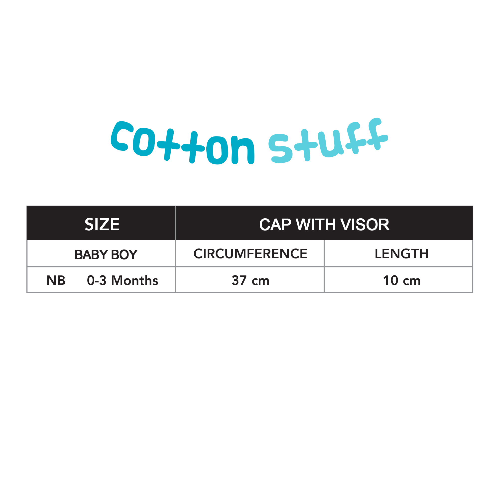 Cotton Stuff - Cap with Visor - (Candyland- Boy) | Shopee Philippines