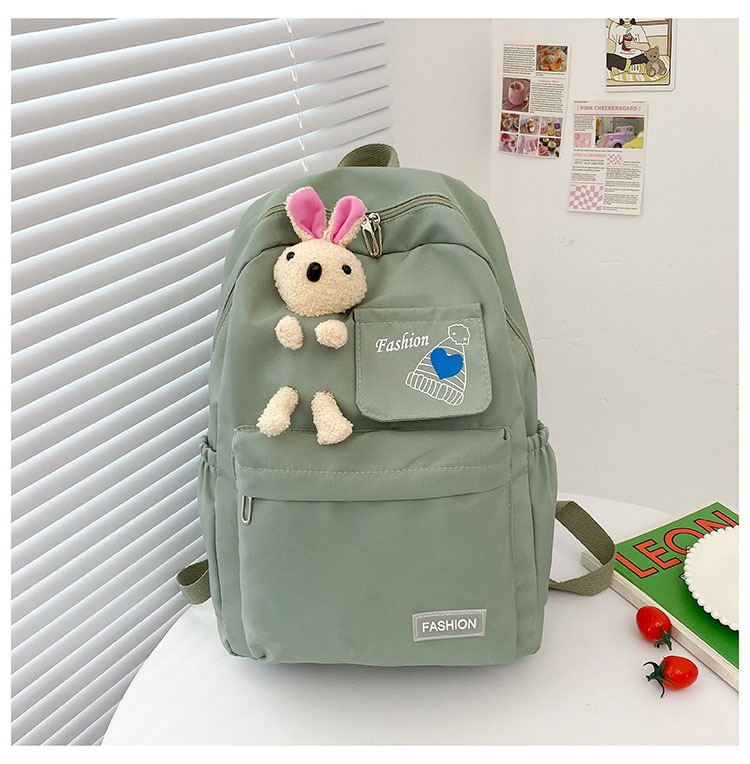 Mumu 9085 Cute Rabbit Girls Back Pack School Students College Bag For ...