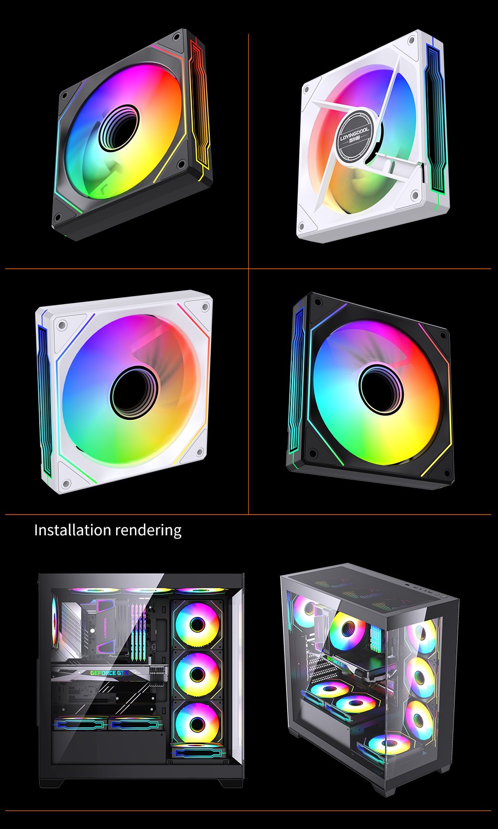 4RS Gaming CPU Fan | ARGB Lighting | 6-Pin RGB | Molex Support | Shopee ...