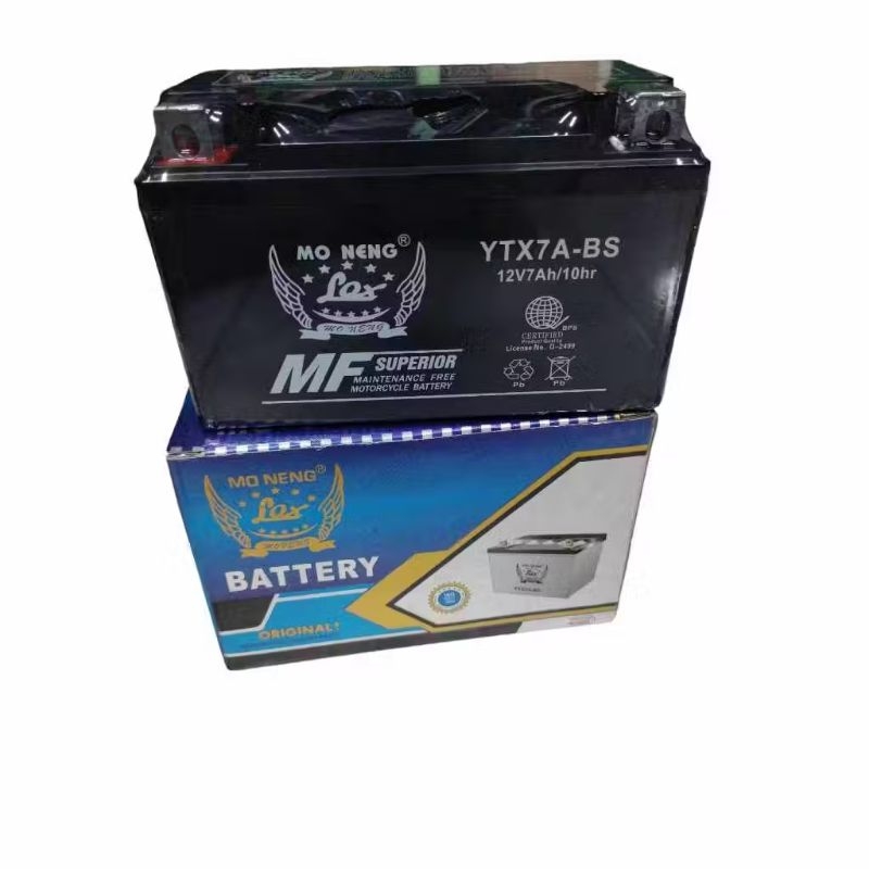 motorcycle Orihinal na Baterya ng Moto Moneng 12N7L-BS /YTZ7V-BS/ YTX7A ...