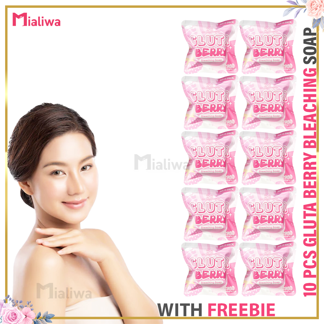 10 Pcs Gluta Berry Bleaching Soap Bella Amore Skin Pampaputi Sabon ...