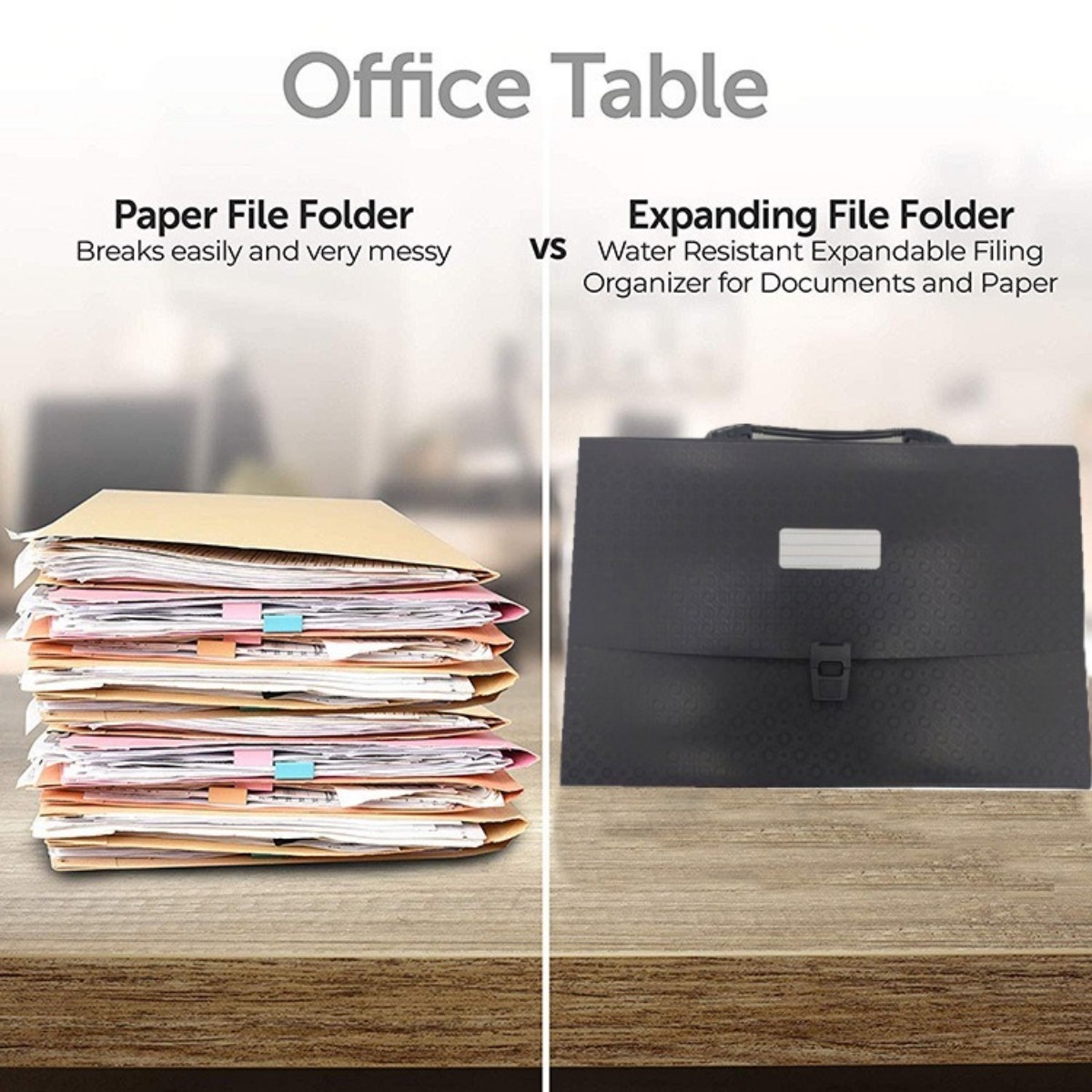 Long File Folder Organ Bag Long Envelope Storage Filing Organizer ...