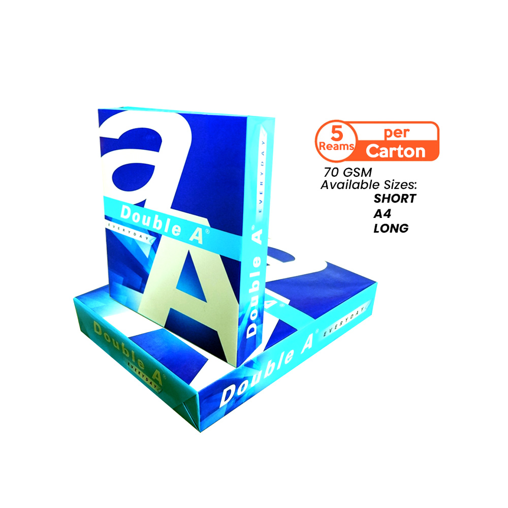 Double A 5 reams Bond Paper 70 GSM (DA) | Shopee Philippines