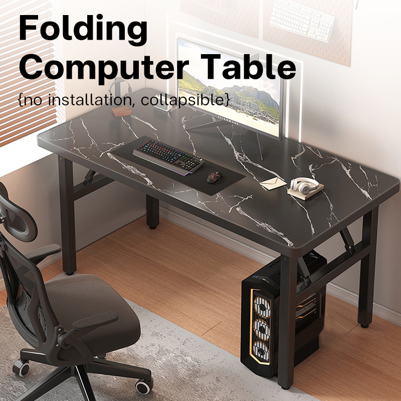 Foldable Table Desk Multipurpose Dining/Computer Study Table Office ...