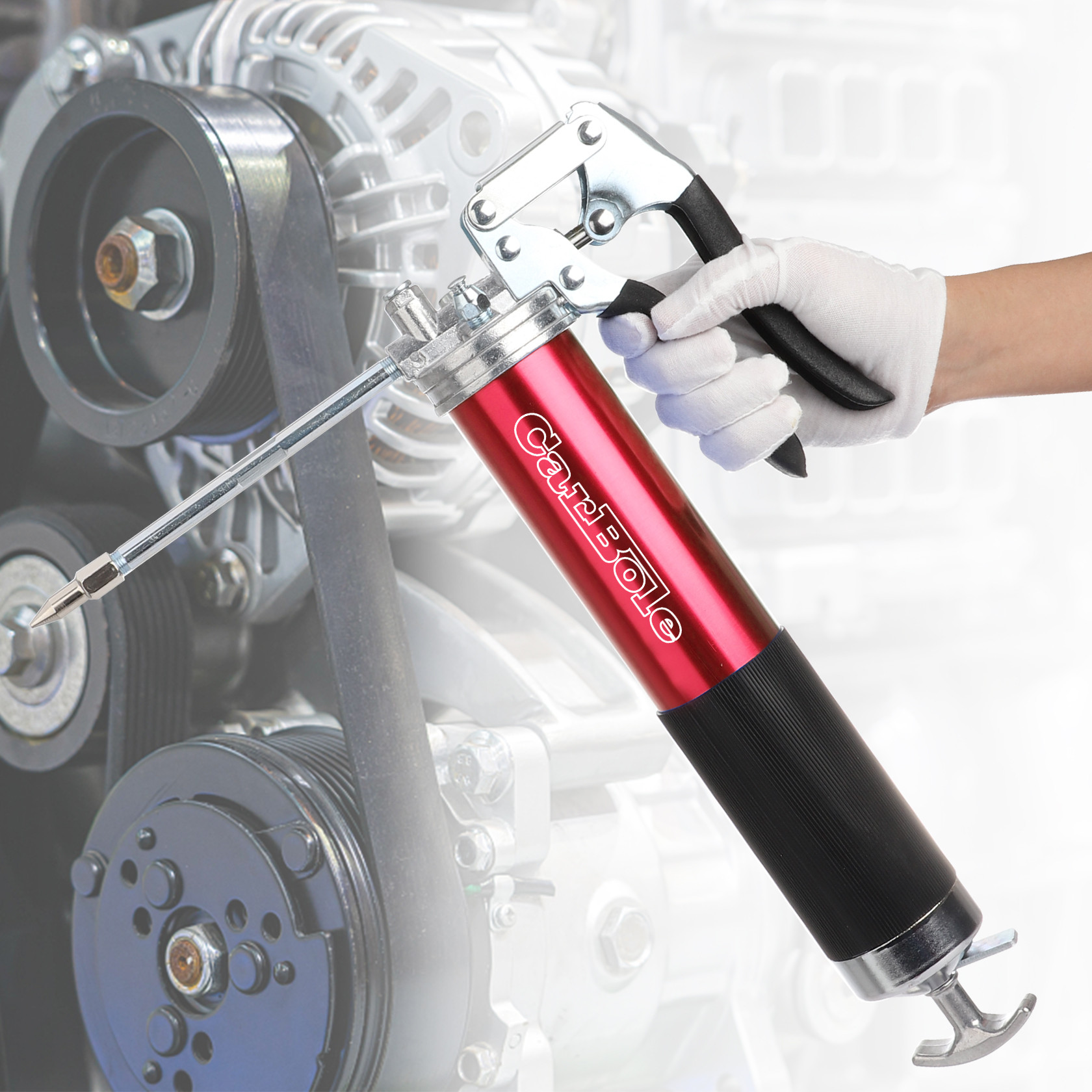 High Pressure Oil Injection Grease Gun Pump Heavy Duty Greasing Tools ...