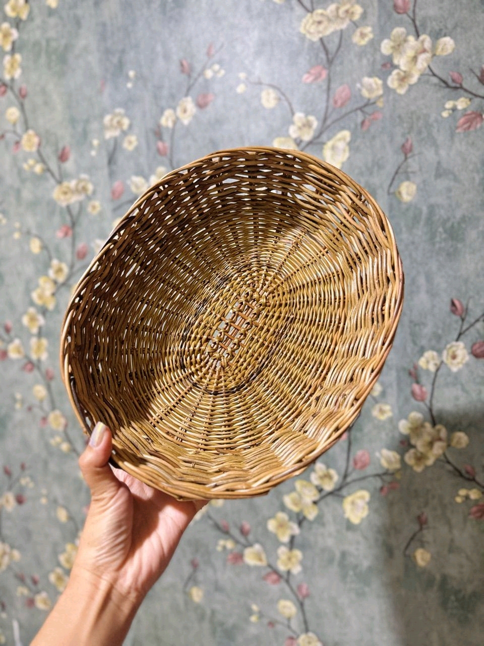 Bulk Order (Min. 10pcs) | Handmade Native Rattan Nito Basket Fruit Tray ...