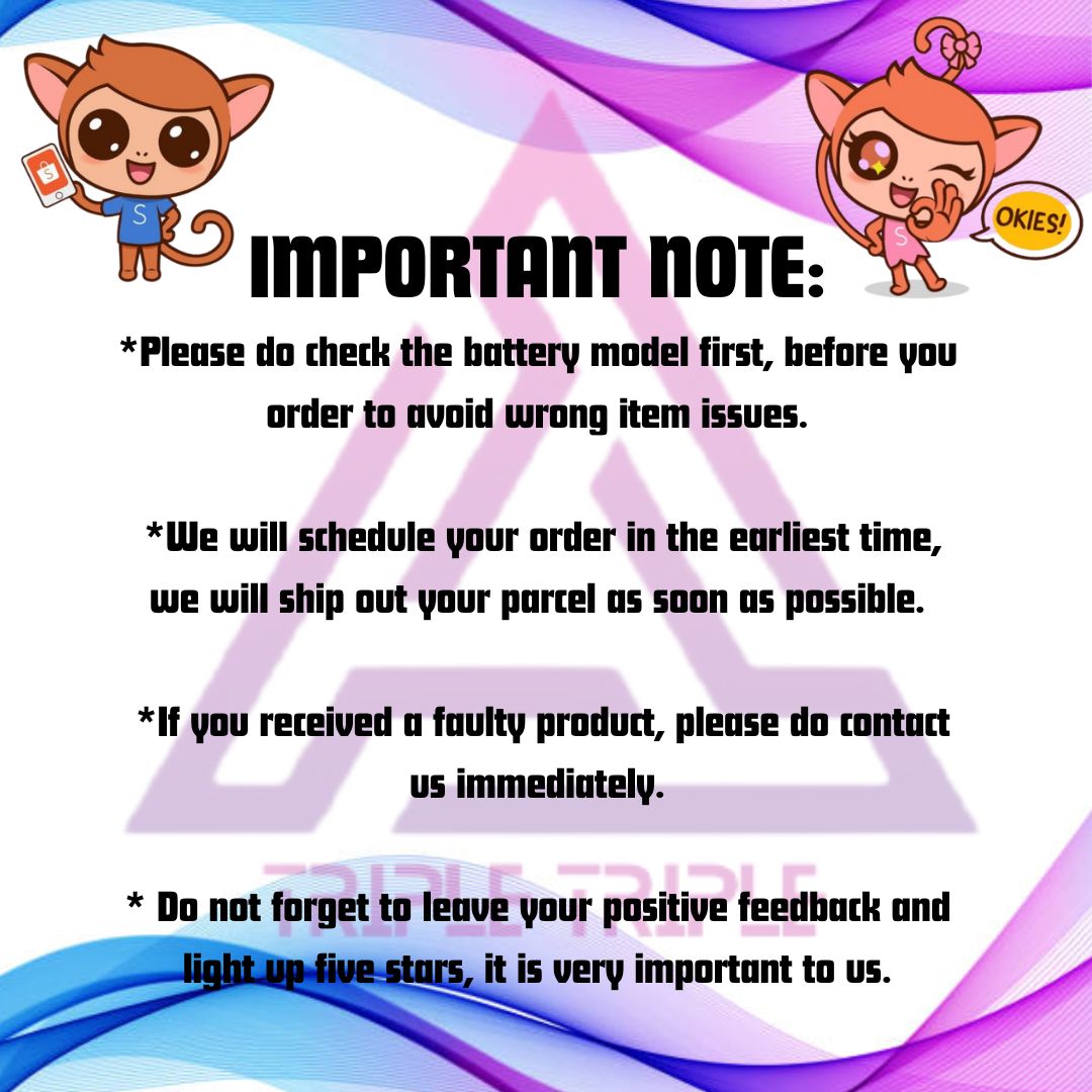 Triple.Triple Battery for Infinix S5 Pro, Smart 5 Pro, Battery Model ...