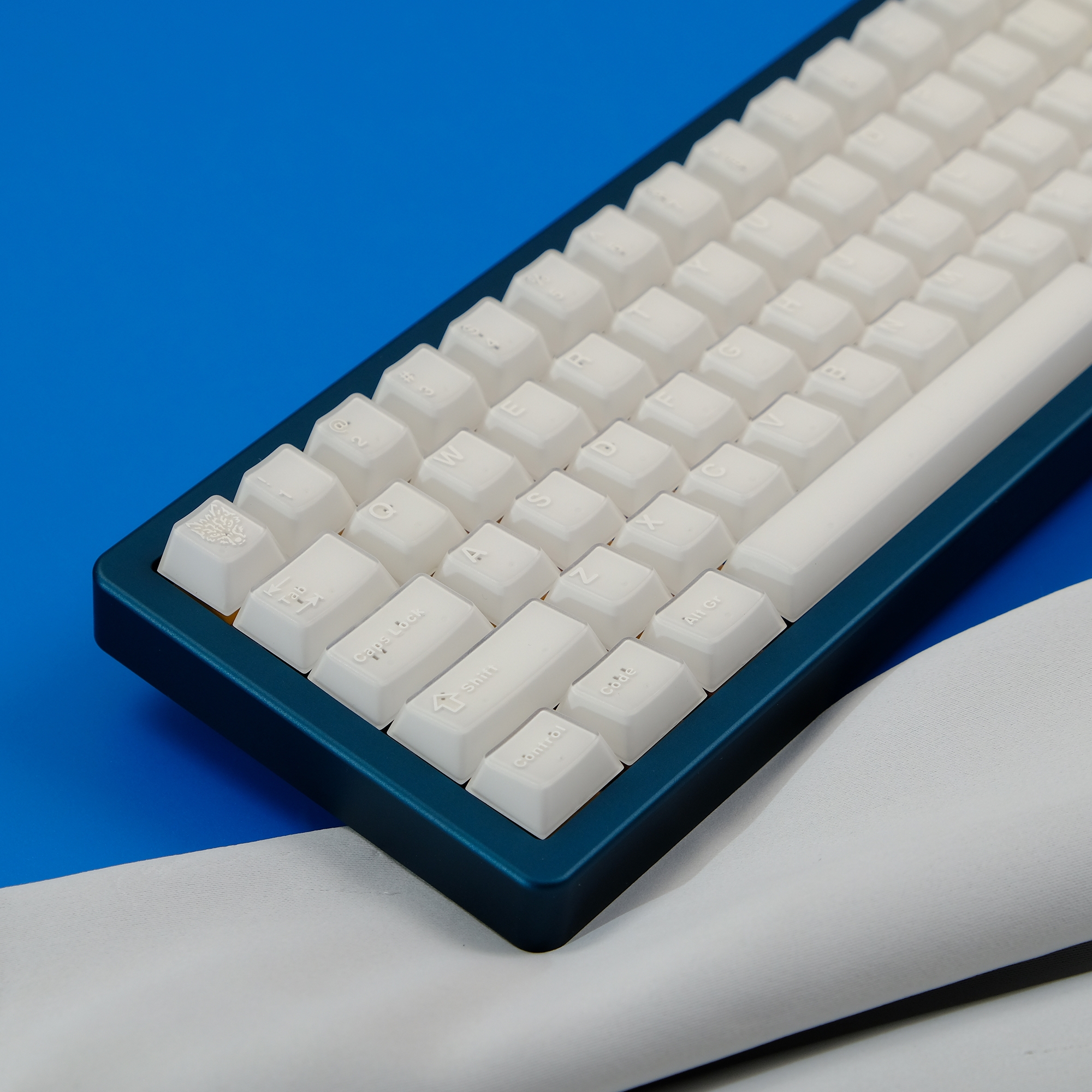 Aifei X-ray Keycaps Cherry Minimalist Translucnet White ABS double shot ...