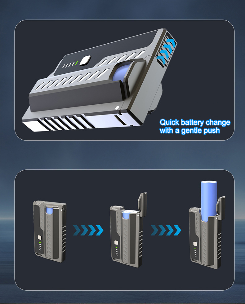 New fast charging mecha power bank replaceable battery power bank ...