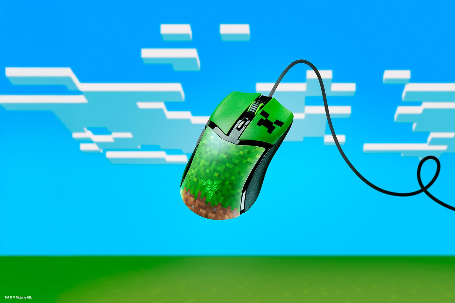 Razer Cobra - Customizable Gaming Mouse - Minecraft Edition | Shopee ...