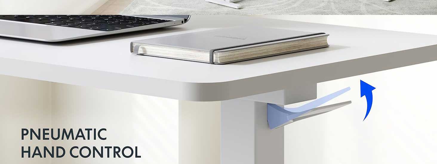 FlexiSpot H7 Height Adjustable Side Table Overbed Desk with Cup Holder ...