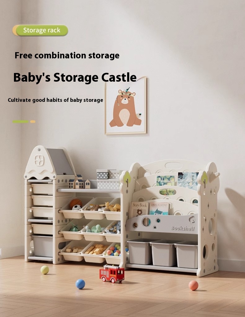 Tree House Toy Storage Organizer For Kids Bookshelf For Baby Toys&Books ...