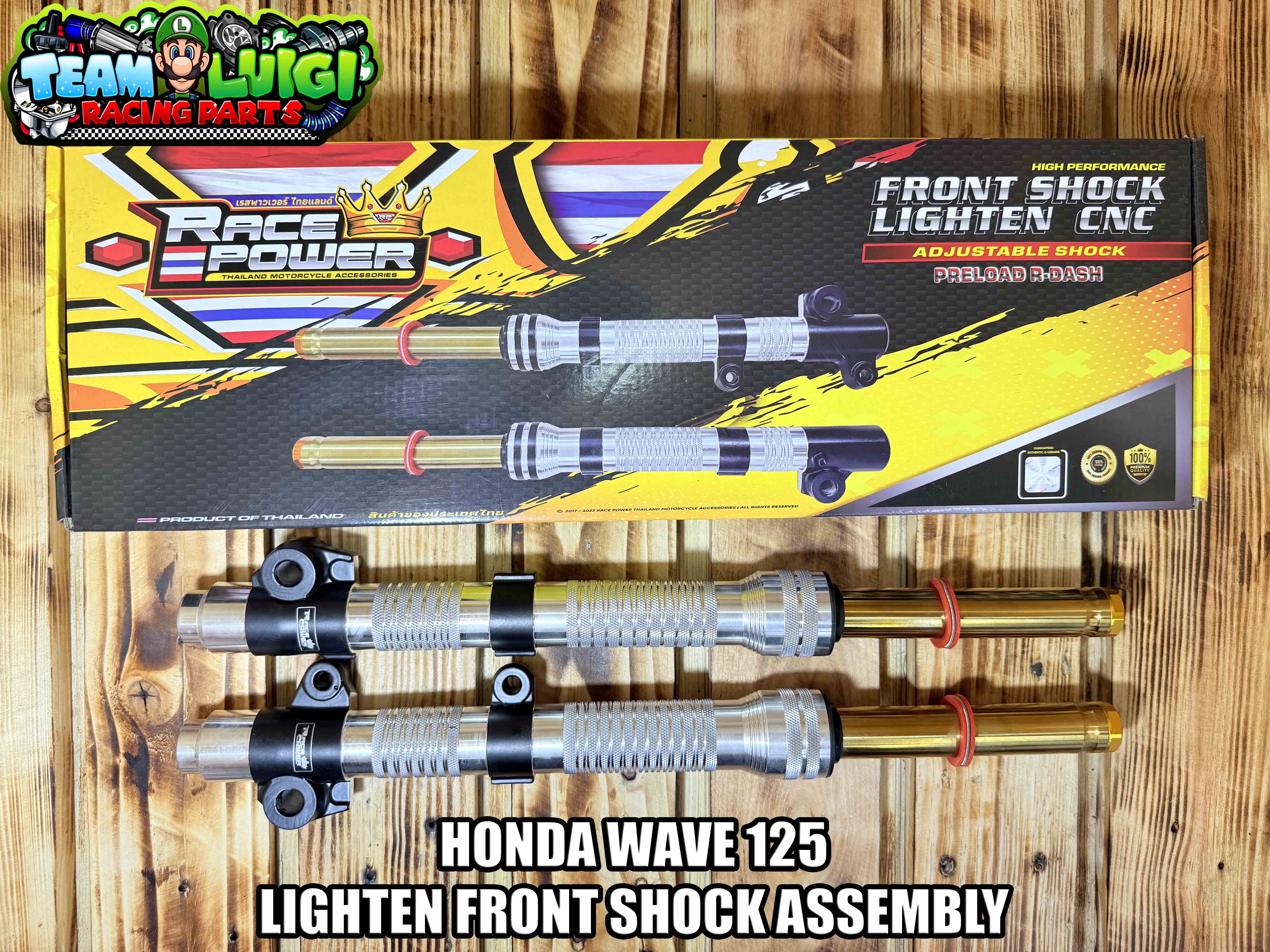RACE POWER CNC FRONT SHOCK ASSEMBLY FULLY ADJUSTABLE 100% THAILAND MADE ...