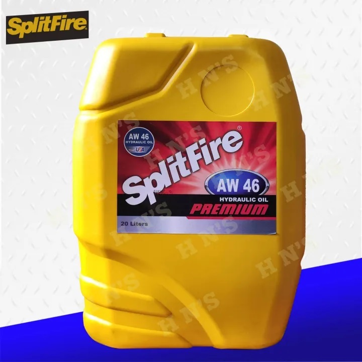 SPLITFIRE Premium AW 46 Hydraulic Oil AW46 20 Liters Pail | Shopee Philippines