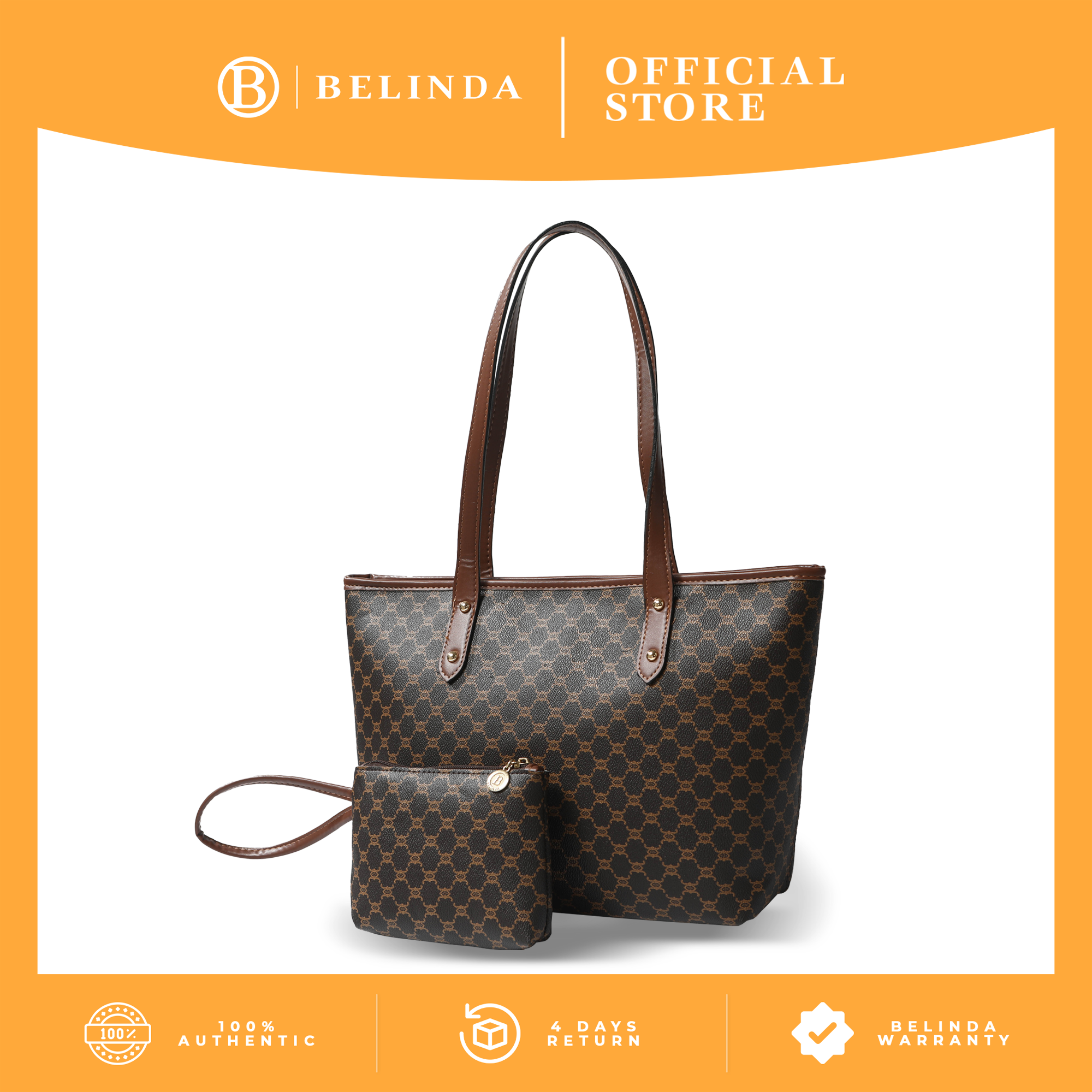 BELINDA Shoulder Bag For Woman Buy 1 Take 1 Free Purse Leather Korean ...