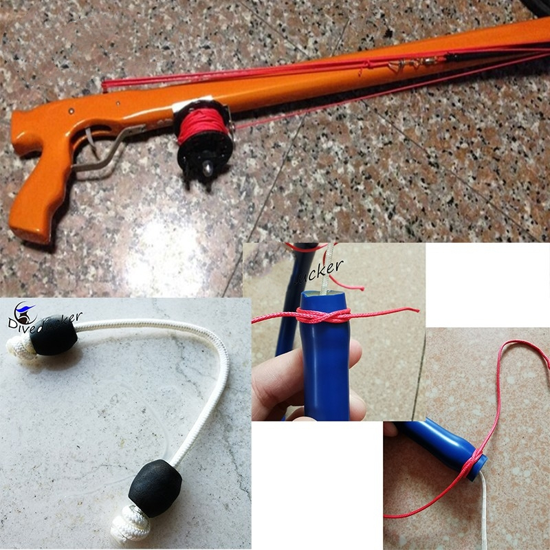 2M Speargun Line Diameter 2MM Red Fishing Line Speargun Wishbone Line ...