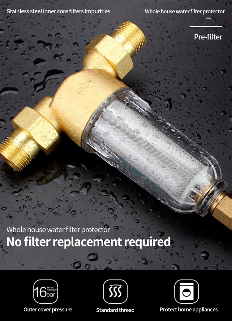 Micron Filtration Reusable Whole House Spin-down Pre-Sediment Pre ...