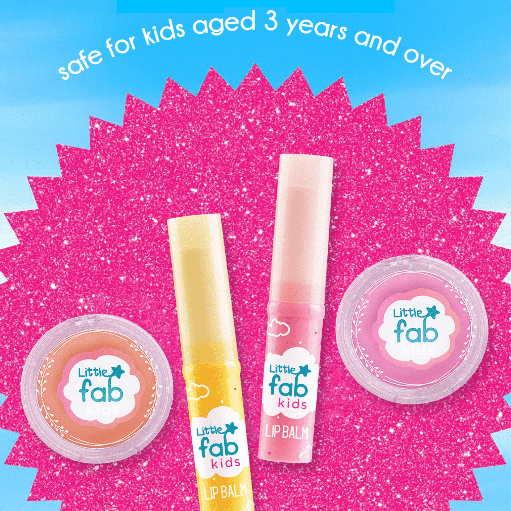 Little Fab Lip Balm Pink 3g | Shopee Philippines
