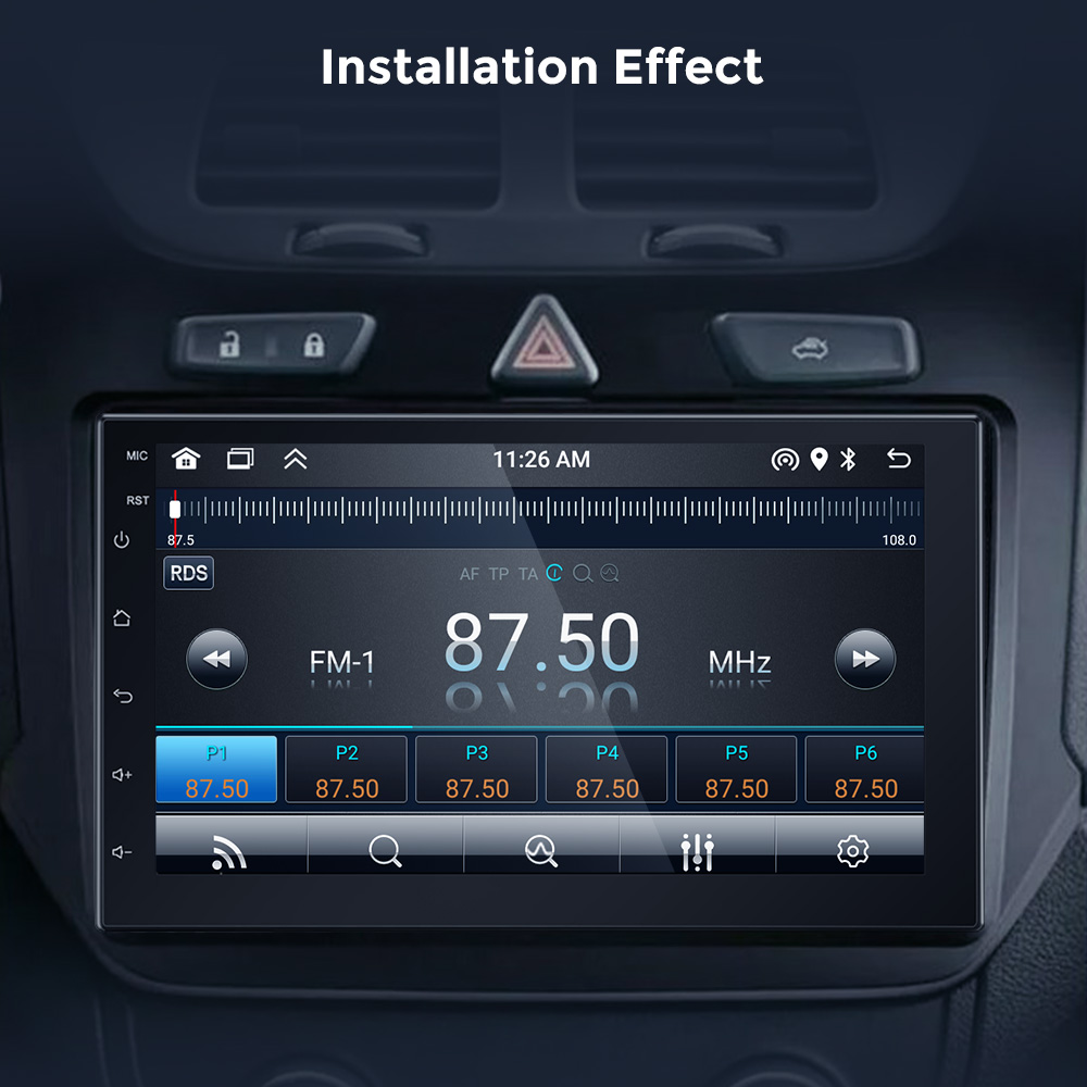 GEARELEC 7 Inch Android Head Unit Touch Screen Car Stereo With ...