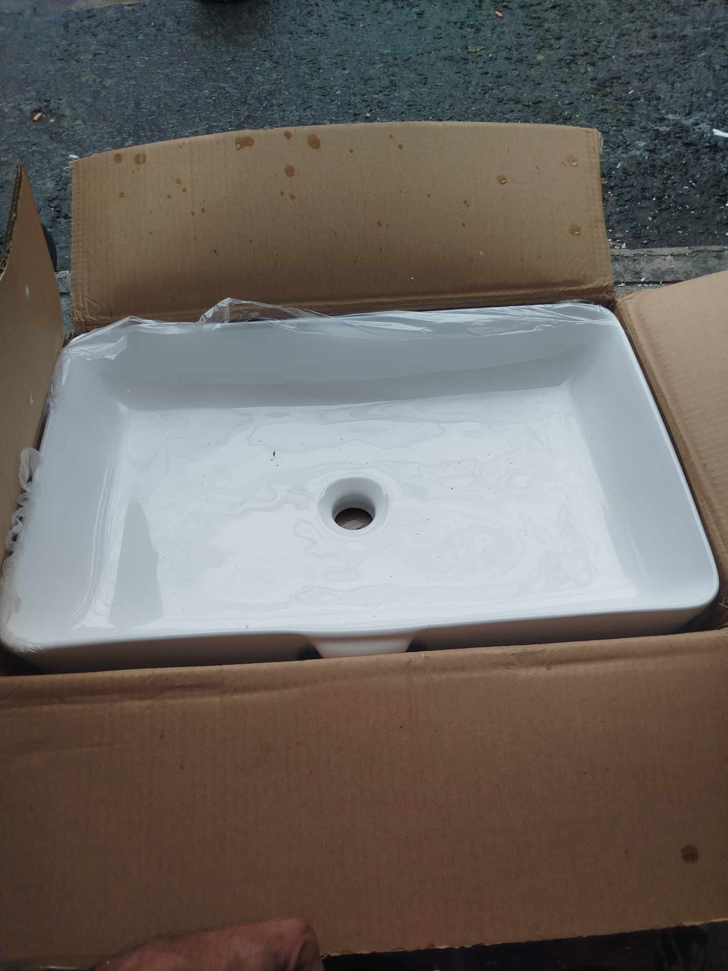 60cm Countertop Lavatory / Ceramic bathroom sink / Ceramic Lavatory ...