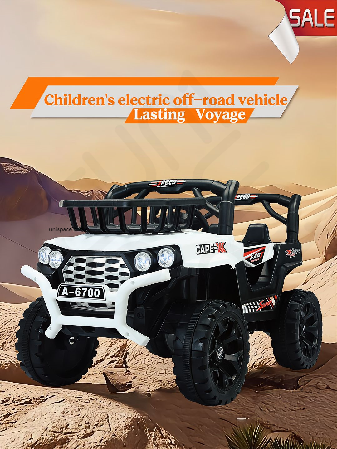 Children Electric Car Kids Jeep Off-road Rechargeable Remote Control ...