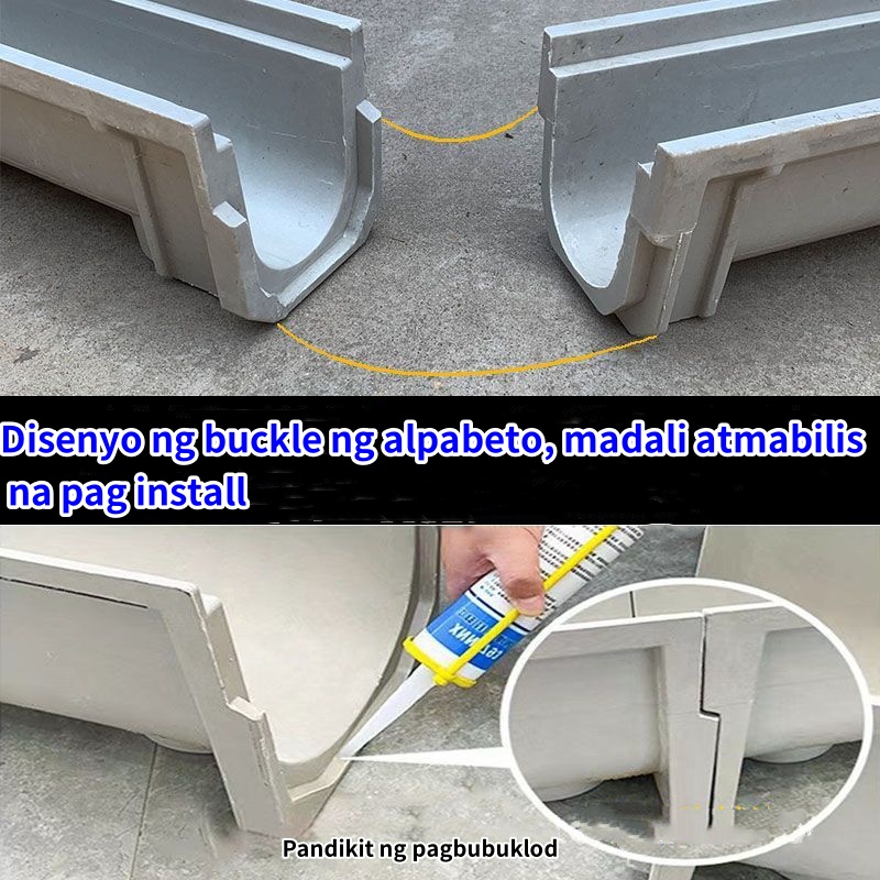 Composite dagta paagusan kanal, drainage grooves, underground paagusan ...