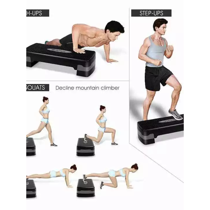 Adjustable ABS Aerobic Stepper Board Fitness Equipment for Training and ...