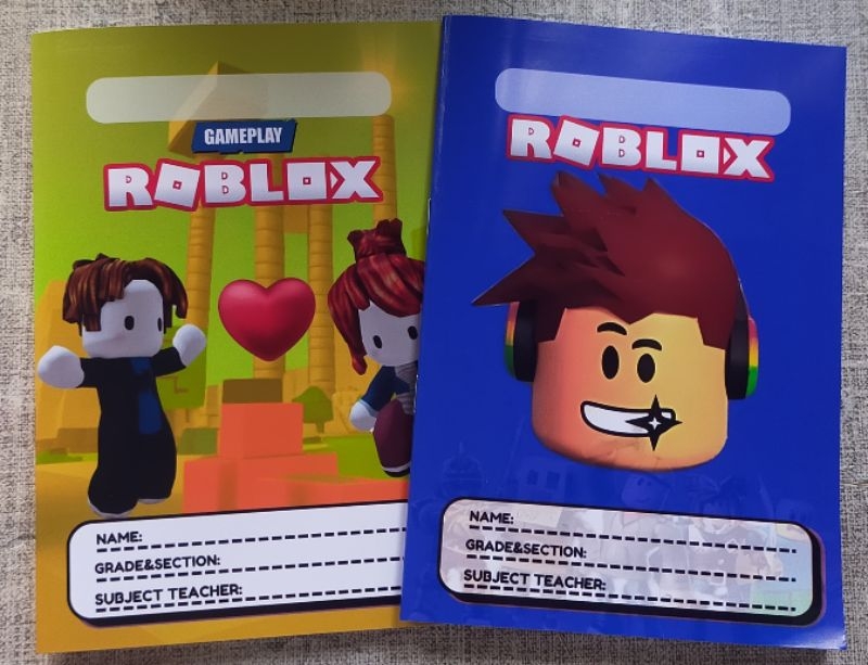 Assorted Roblox Writing Notebook for Grade 1-3 School Supplies | Shopee ...
