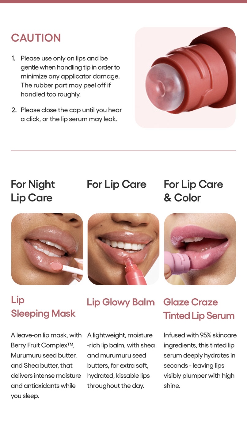 [NEW] LANEIGE Glaze Craze Tinted Lip Serum (12g) | Shopee Philippines