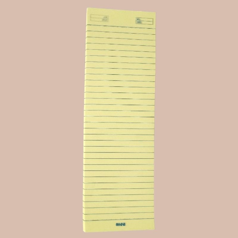 Mica Yellow Ruled Pad- Long Pad, 1/4, Crosswise, Lenghtwise Set ( 4 ...