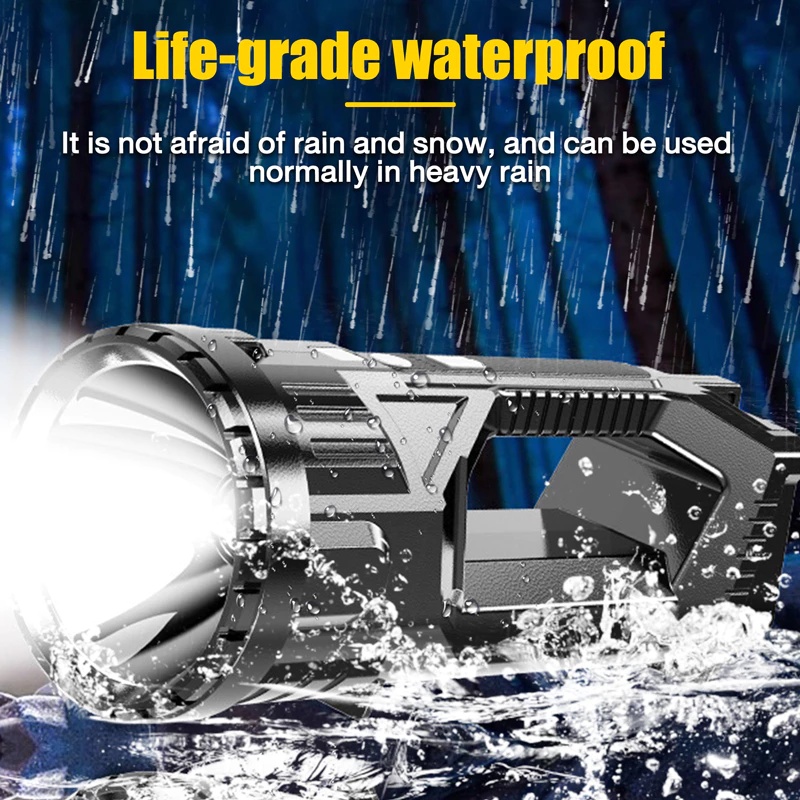 2025 new LED Flashlight 90000 LM Large rechargeable heavy duty ...
