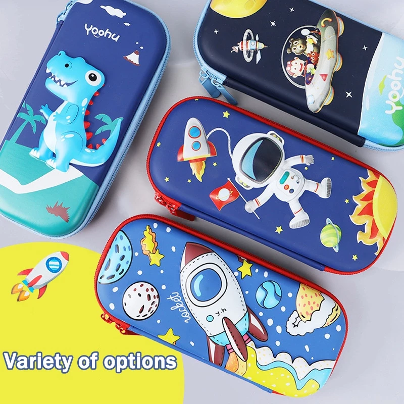 3D Kids Pencil Case Cute Cartoon Design School Supplies Pencil Cases ...
