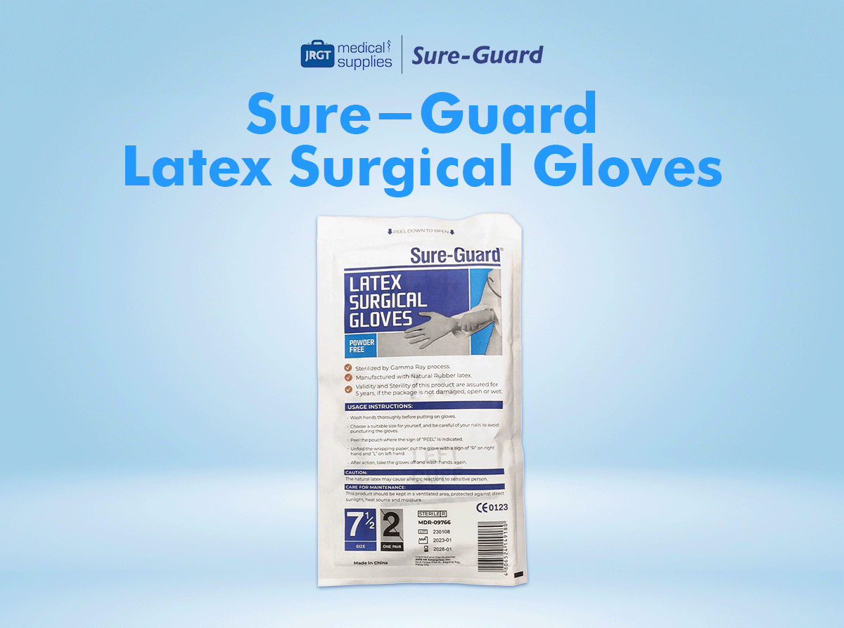 Sure Guard Sterile Latex Surgical Gloves Per Piece | Shopee Philippines